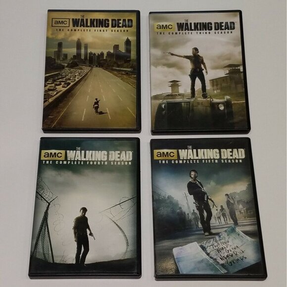 Media | The Walking Dead Dvd Lot Seasons 1 3 4 5 Amc Complete First ...